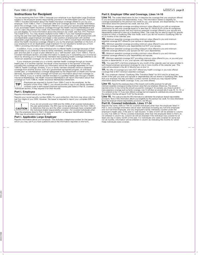 FTI Forms. L1095CALT18