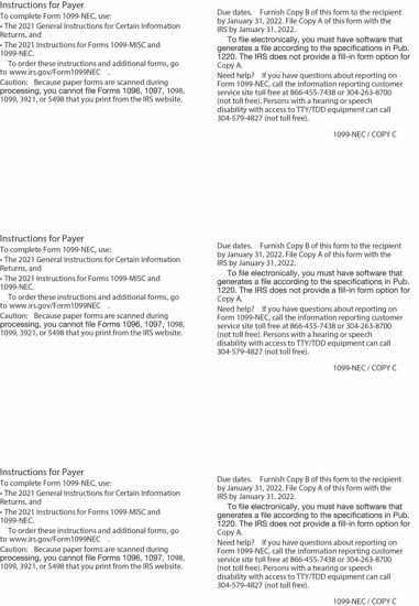 FTI Forms. NEC-LMISCPAY